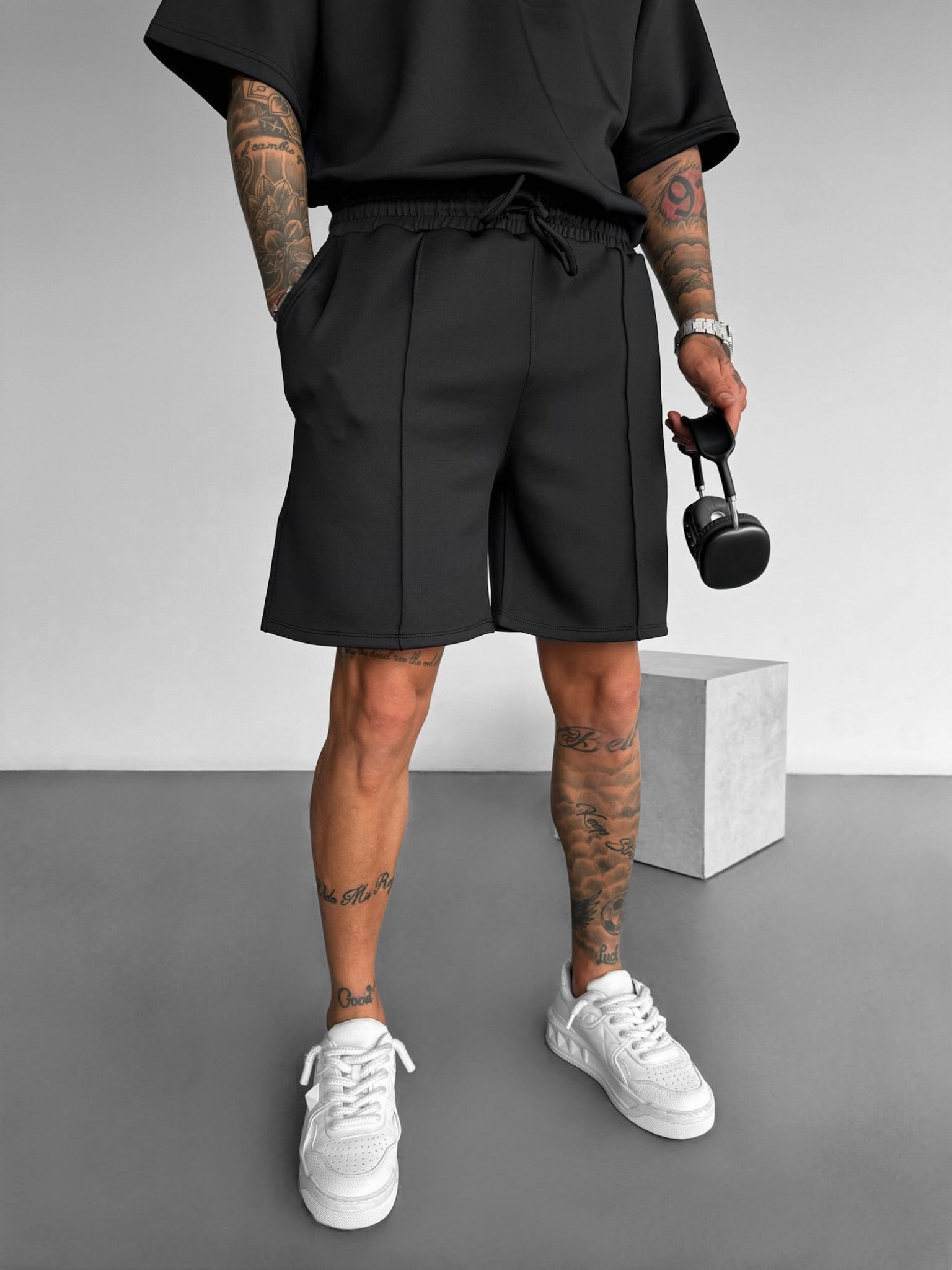 Loose Fit Seam Diver Shorts - Black – Kleidermafia